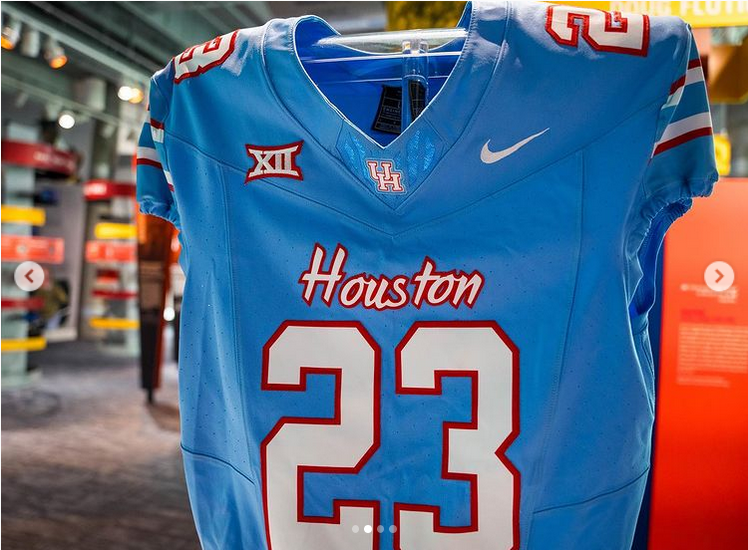 Technical Foul: NFL Throws Flag On New (Old) Houston Cougars Uniform ...